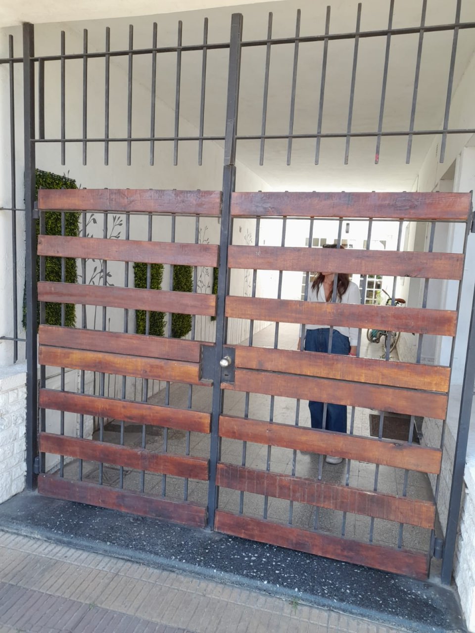 Portón de hierro y madera en Tandil - Región 20